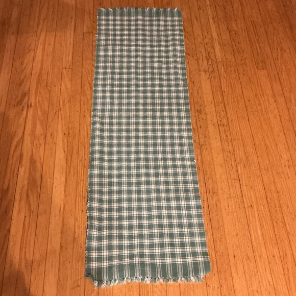 Dining | Green And White Checkered Table Runner | Poshmark